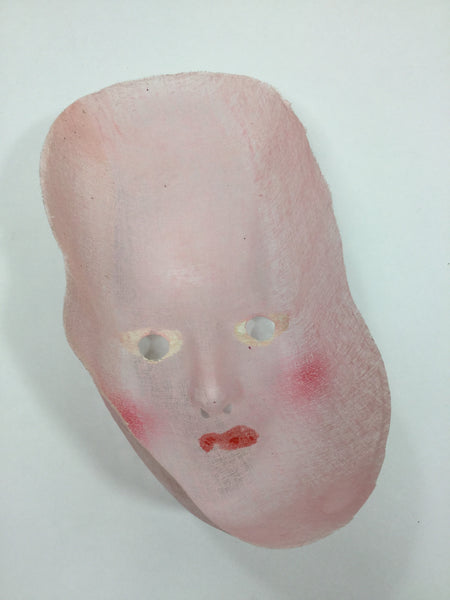 Creepy Pink Gauze Female Halloween Mask – Odd MoFo